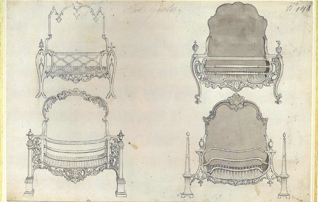 35. Drawing for Firegrates_slider2 | The Chippendale Society